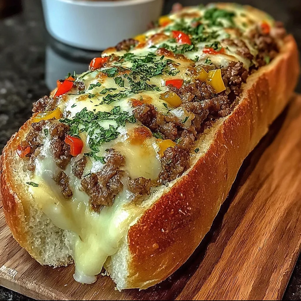 Loaded Cheesesteak Garlic Bread: Easy Recipe for Dinner or Parties