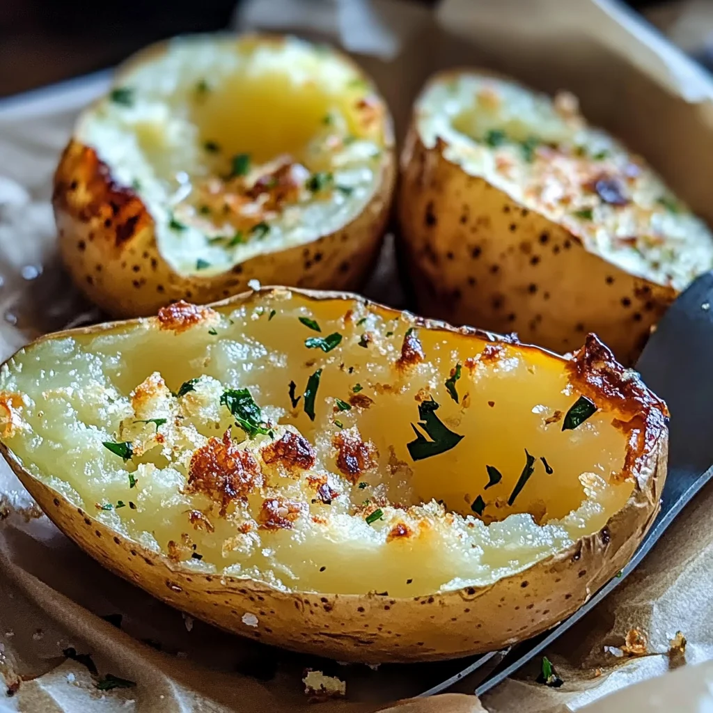 The Ultimate Crispy Baked Potatoes Recipe | Fluffy & Golden