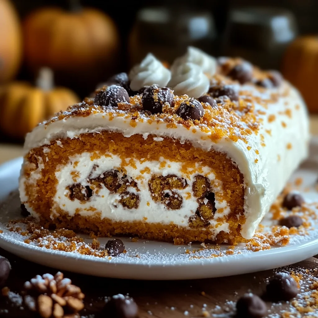 Pumpkin Cannoli Cake Roll: Easy Fall Dessert Recipe
