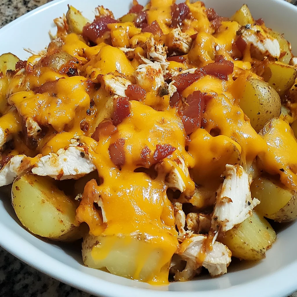 Cheesy BBQ Chicken Potatoes Recipe: Easy, Fast & Delicious Weeknight Dinner