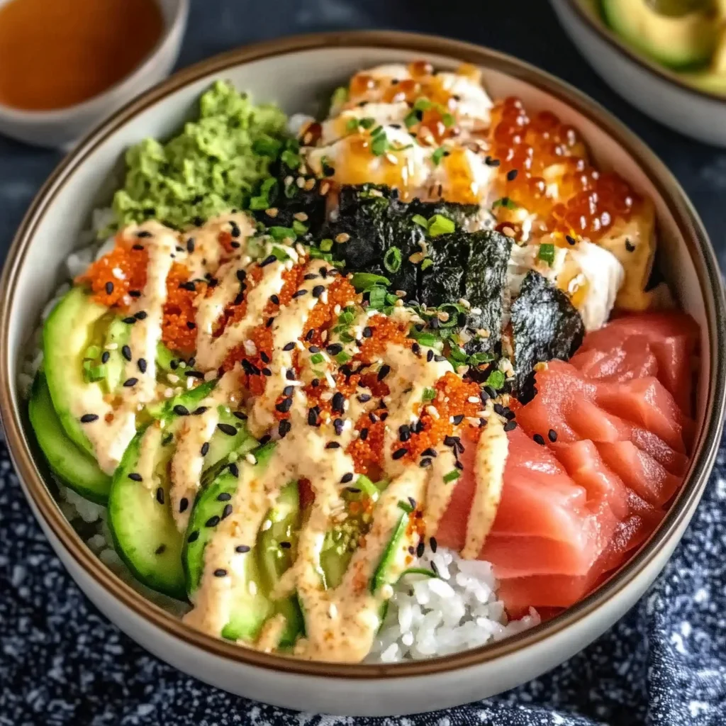 Easy Deconstructed Sushi Bowls Recipe: Quick & Customizable